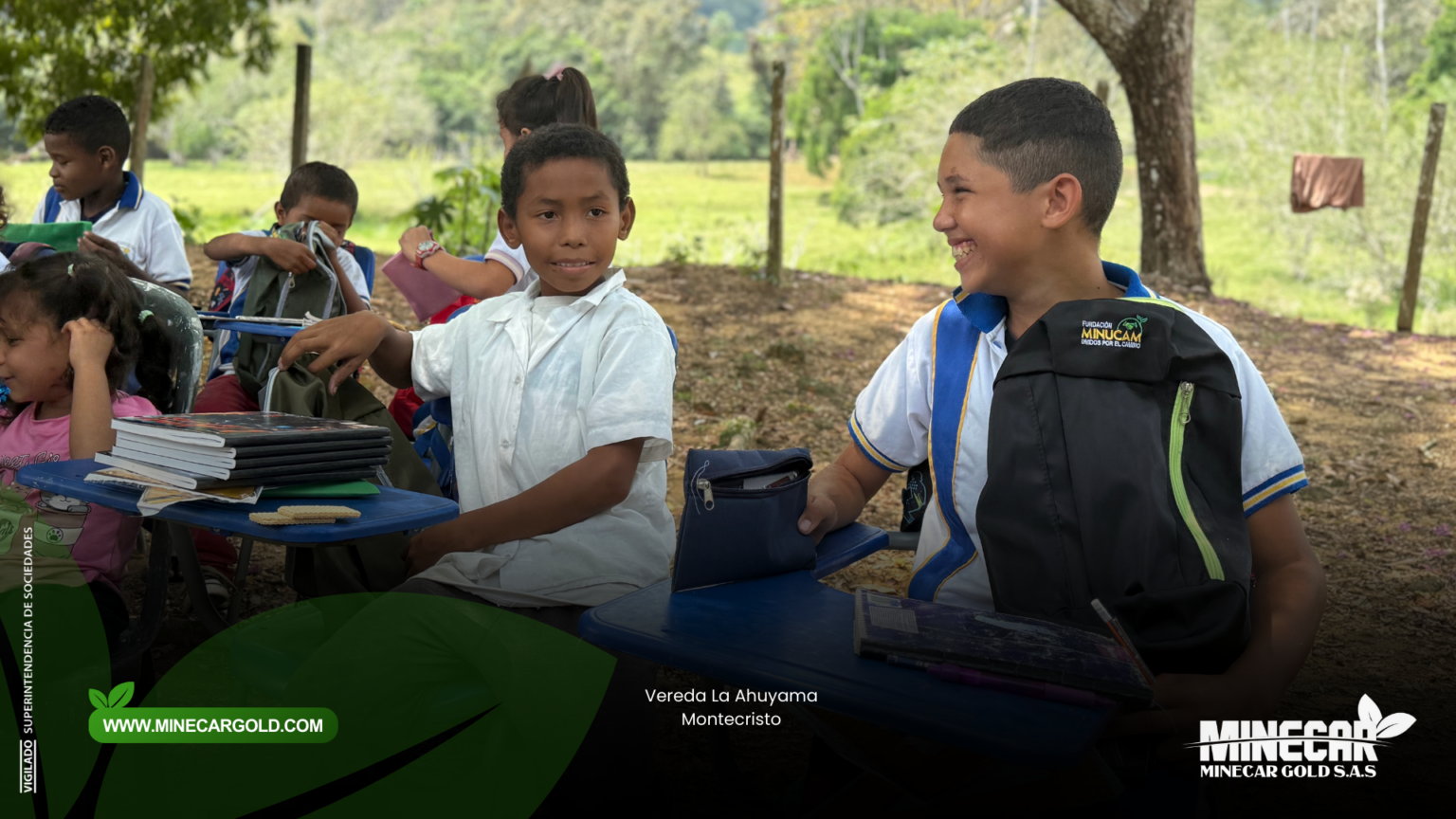 Empresas minera de Mina Walter entregan kits escolares en zonas rurales ...